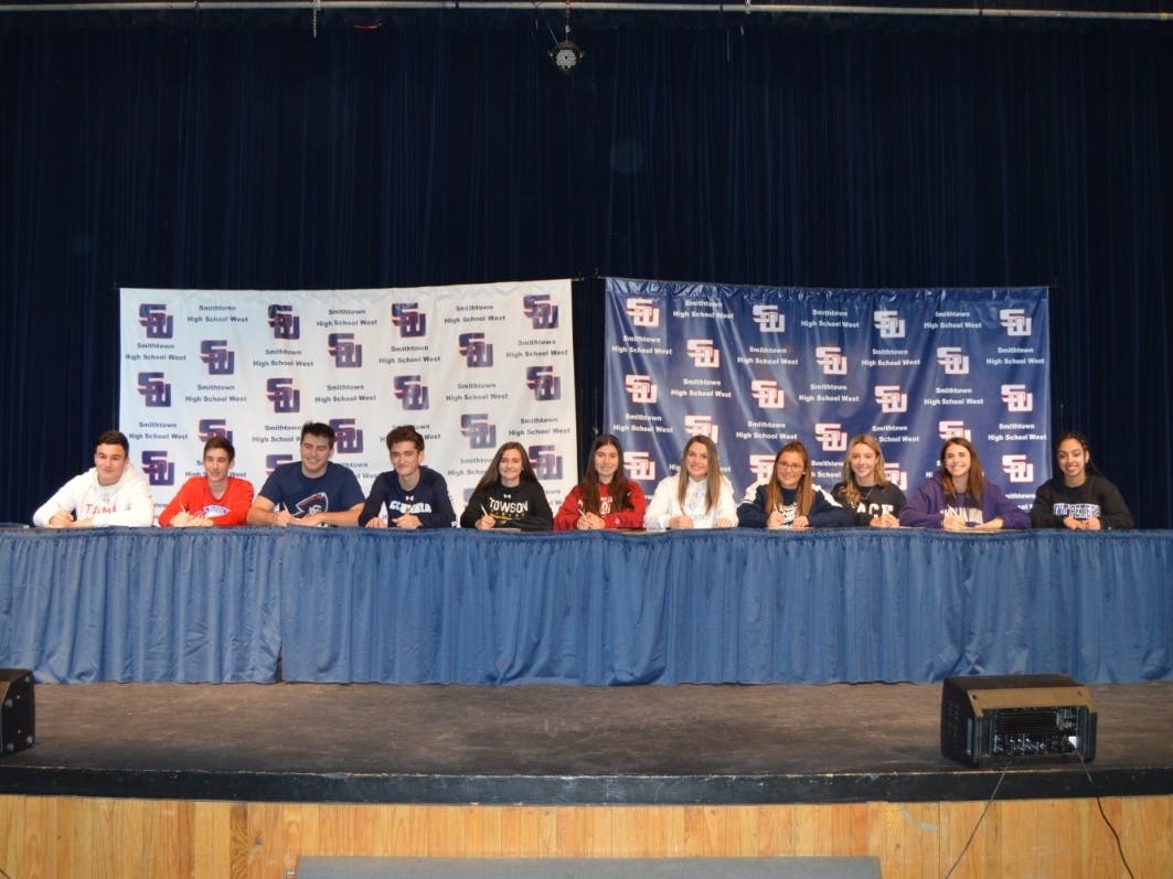 Smithtown Student Athletes Sign Letters Of Intent | Smithtown, NY Patch