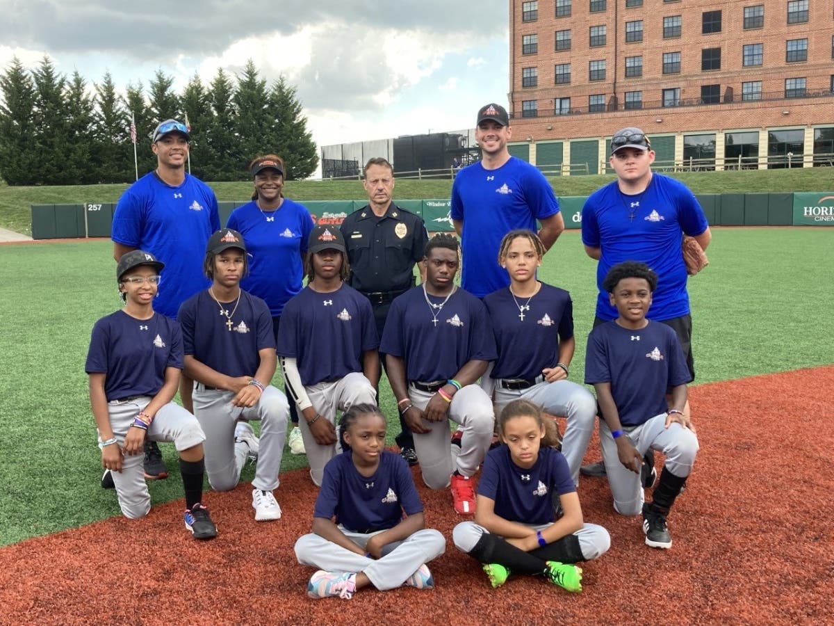 Officers Participate In Cal Ripken Sr. Foundation Badges For Baseball ...