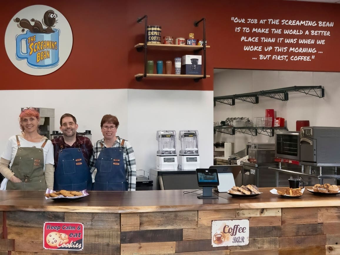 The Screaming Bean Coffee Shop Serves Up Beverages, Community Support ...