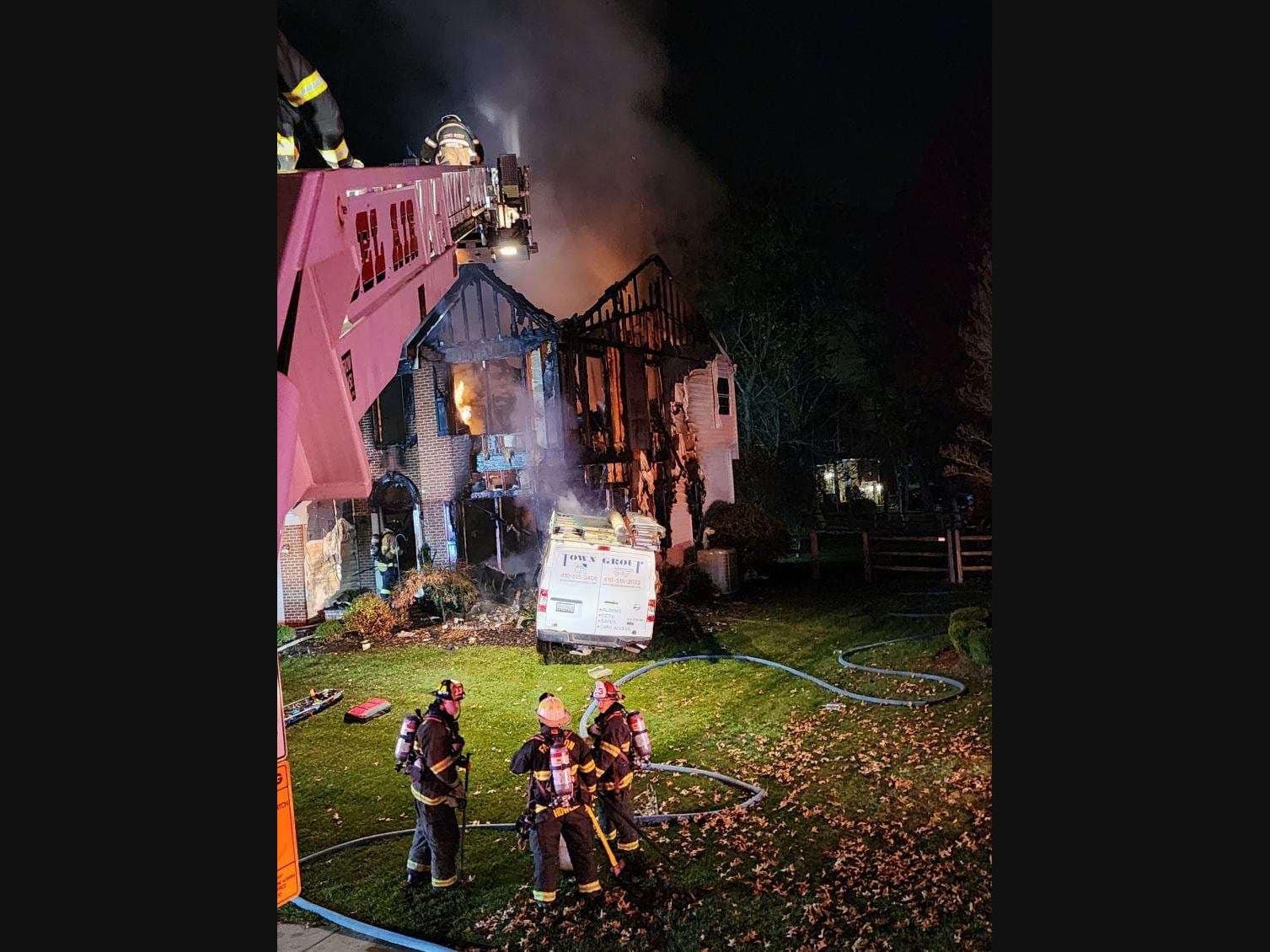 House Fire Sparked By Work Van Hitting Home's Gas Meter, Kills 2 Dogs ...