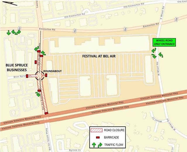 Roundabout Installation Requires Lane Closures In Bel Air | Bel Air, MD ...
