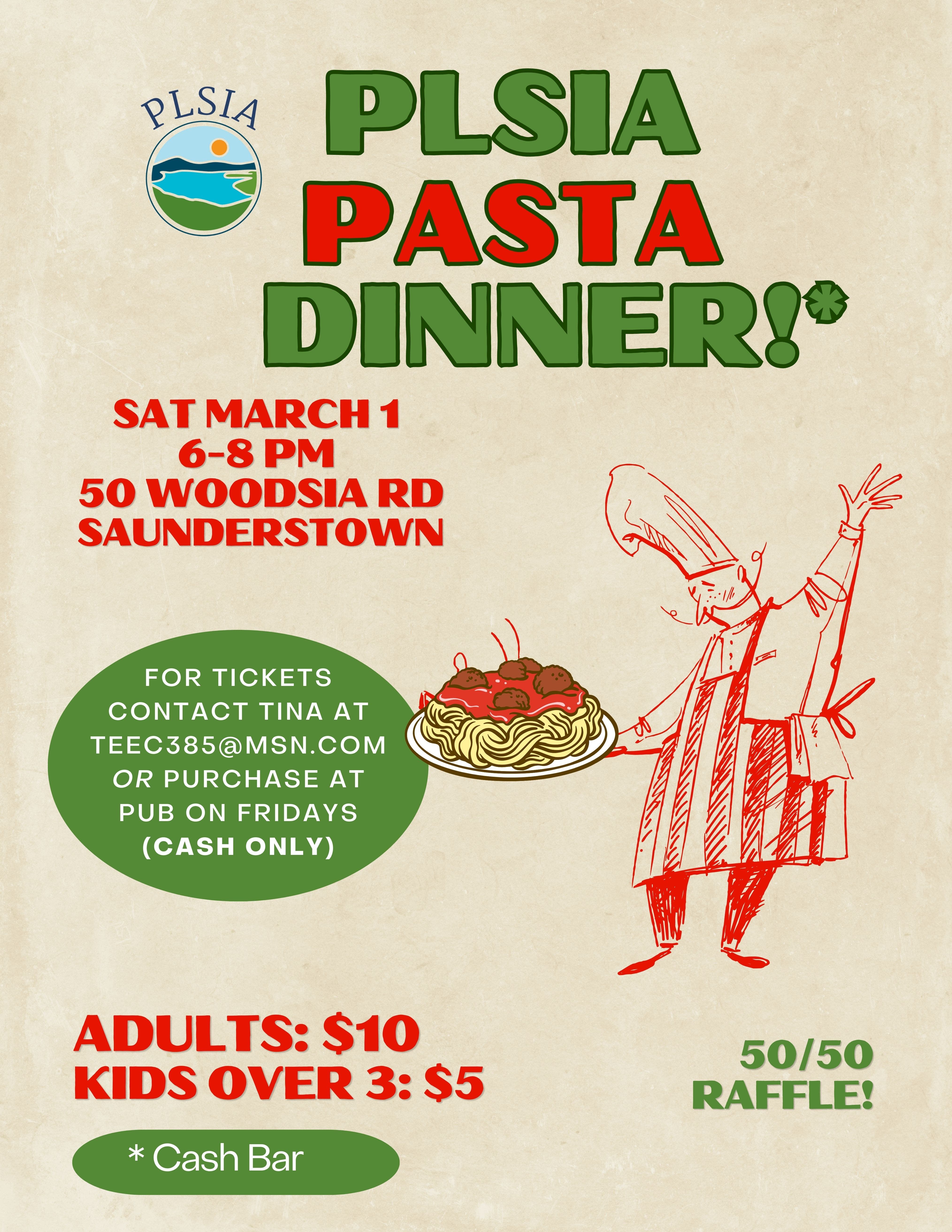 Mar 1 | Pasta Dinner! | Narragansett, RI Patch