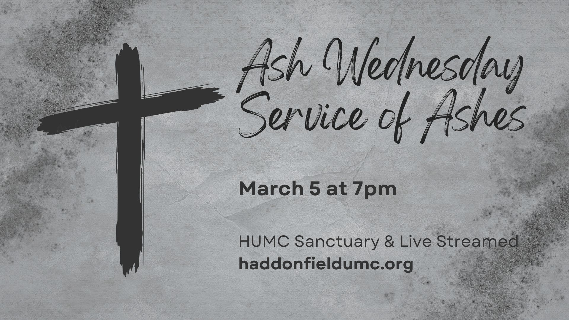 Mar 5 | Ash Wednesday Service of Ashes | Haddonfield, NJ Patch