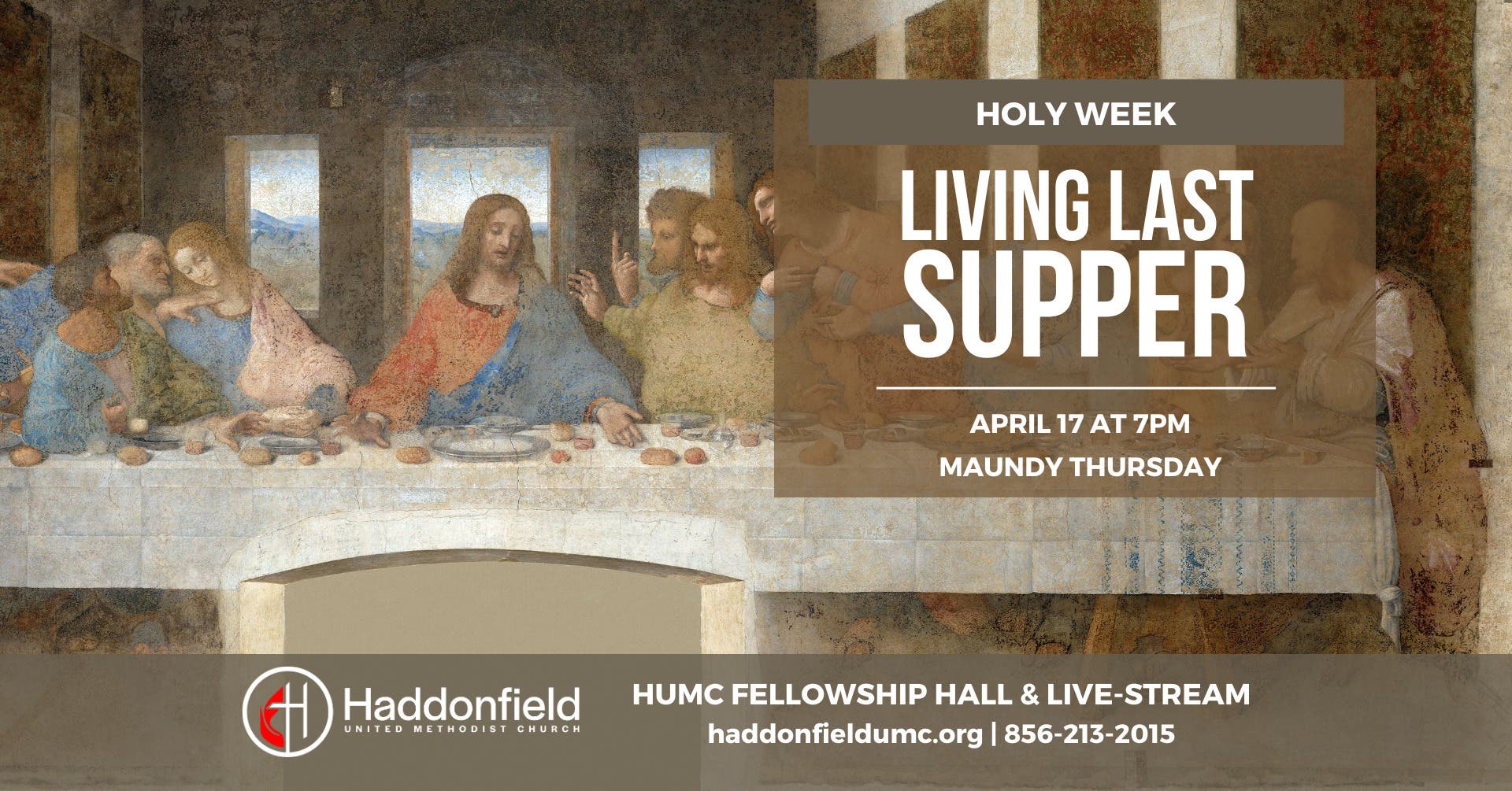 Apr 17 | Living Last Supper // Maundy Thursday | Haddonfield, NJ Patch