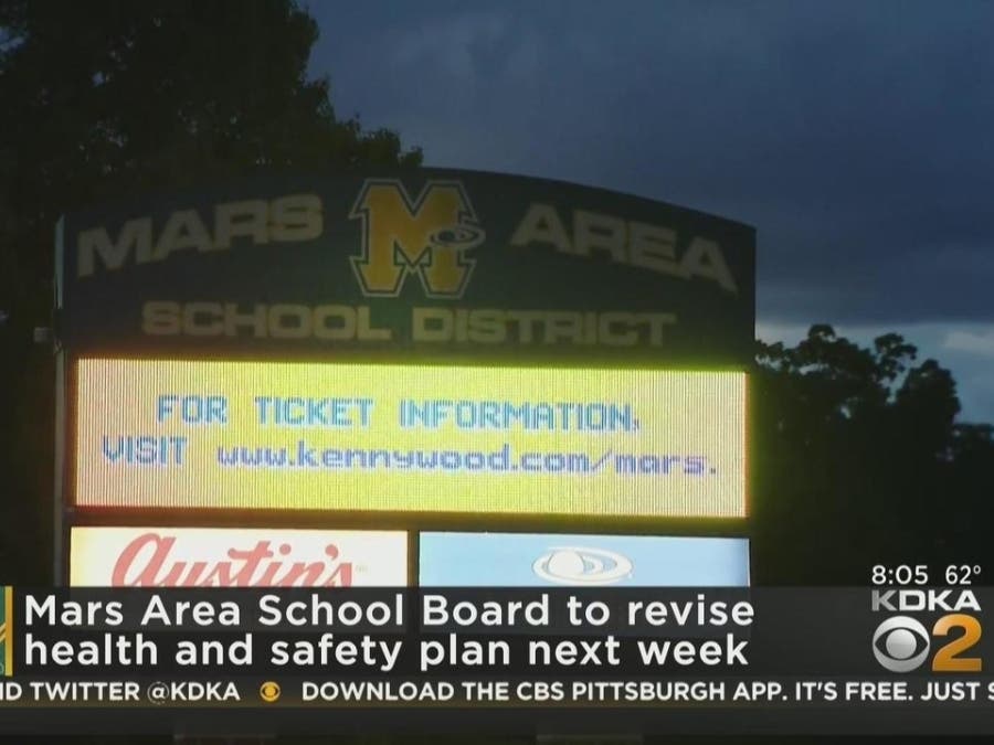 Mars Area School Board Set To Revise District's Health And Safety Plan ...