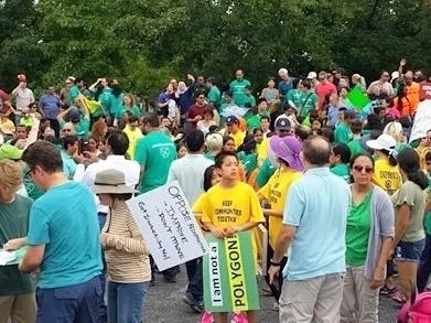 Howard County School Redistricting Protest March Draws Huge Crowd ...