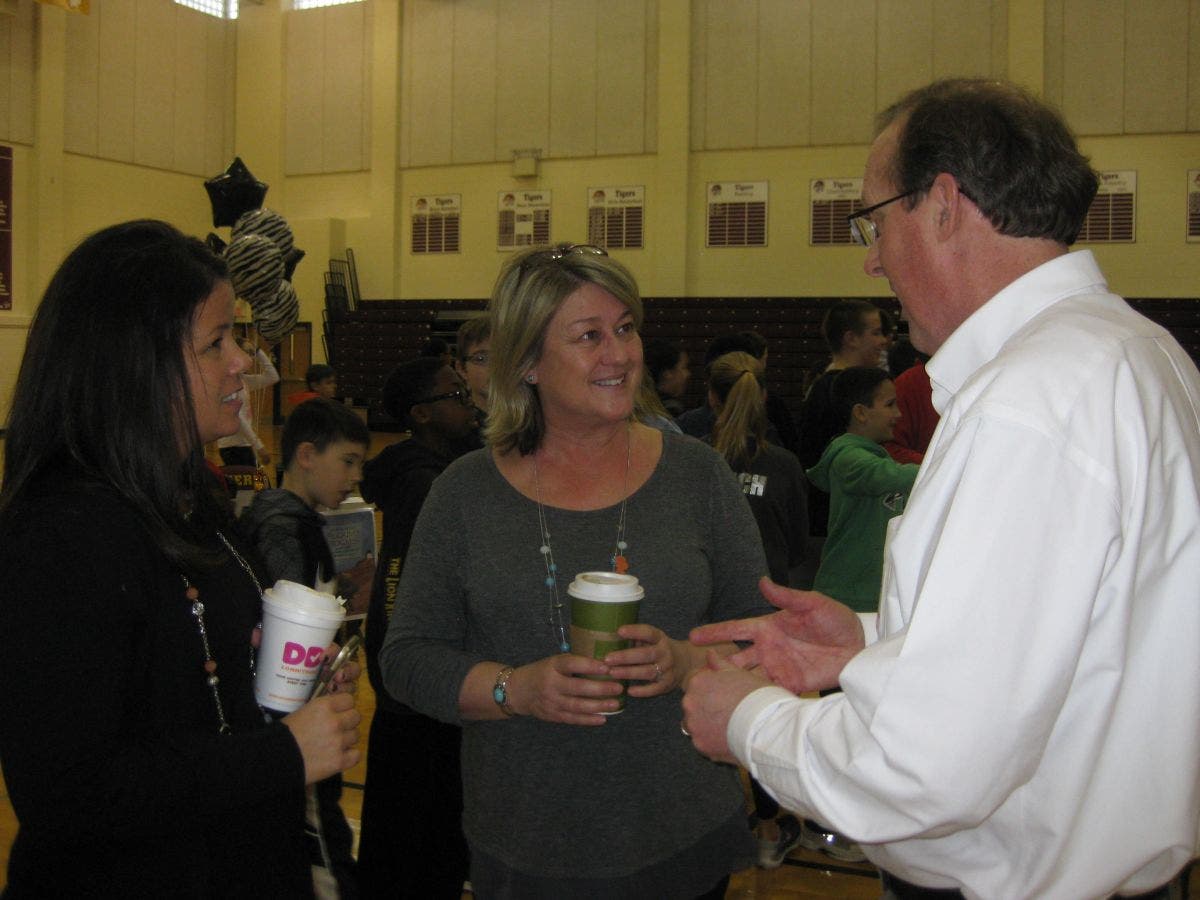 Hickory Creek students meet award-winning author Dr. Gary Schmidt ...