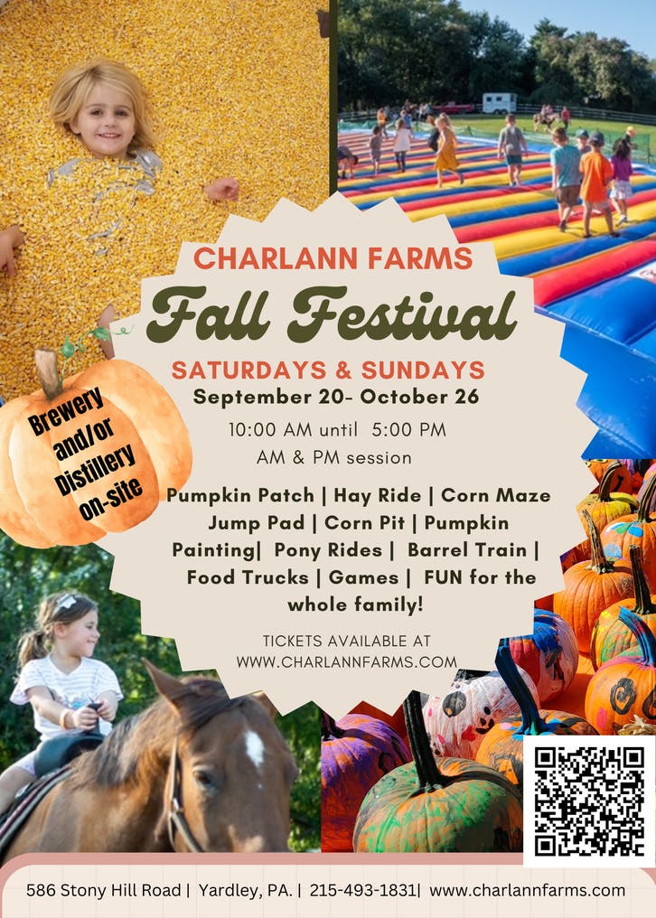 Sep 20 | Charlann Farms Fall Festival Weekends | Newtown, PA Patch