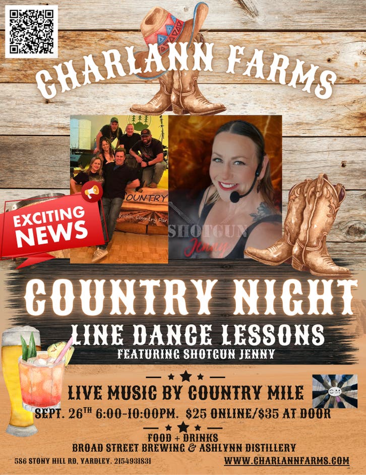 Sep 26 | Country Night/Line Dancing Event | Yardley, PA Patch