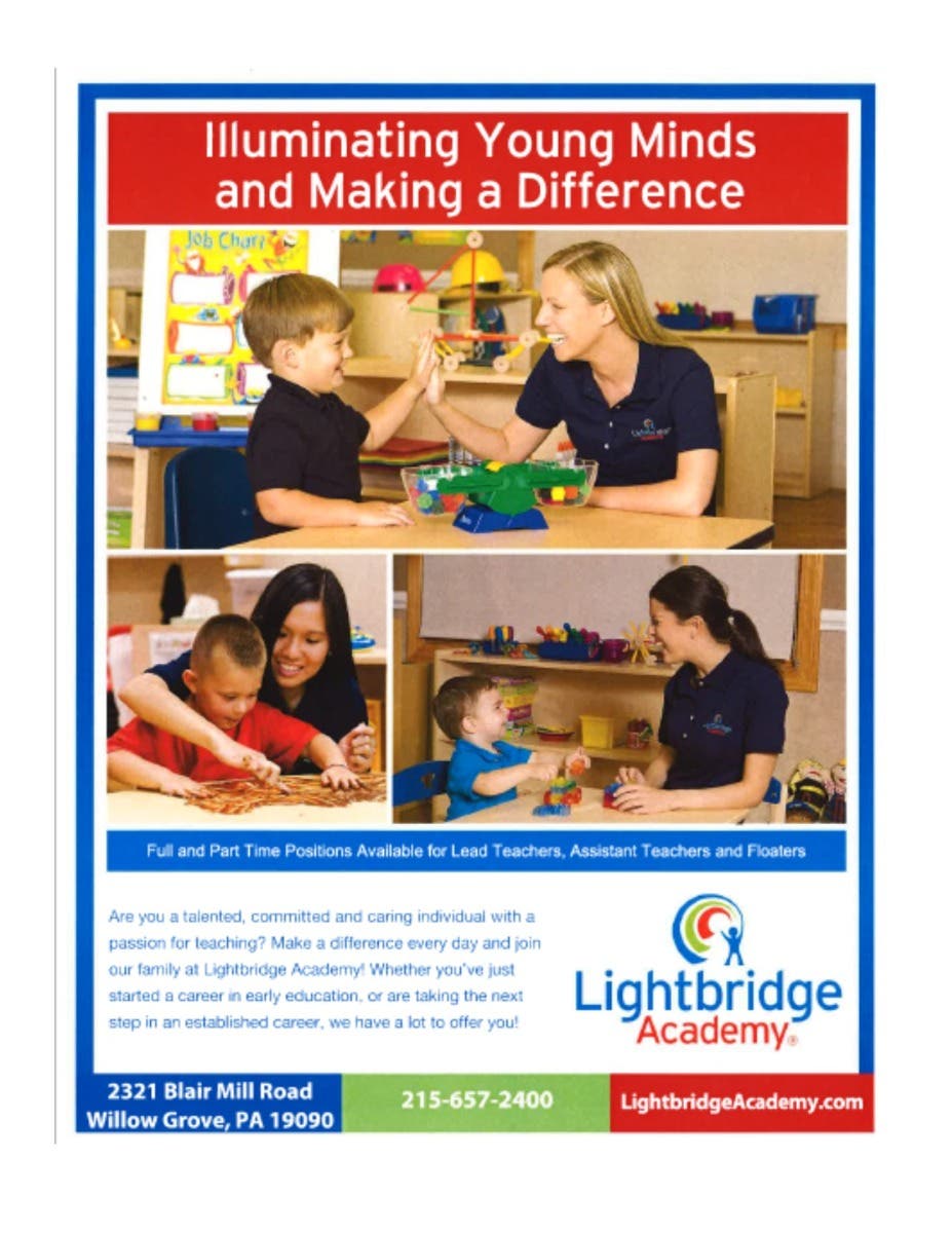 Lead, Assistant, Part Time and Floater Teaching Positions - Upper ...