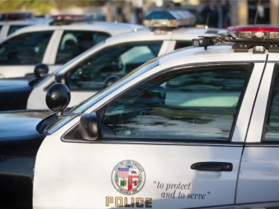 LAPD Officers Crash Into Each Other On Way To DTLA Stolen Vehicle Call ...