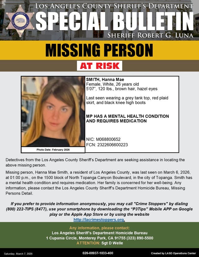 At-Risk Woman, 26, Goes Missing In Topanga | Malibu, CA Patch
