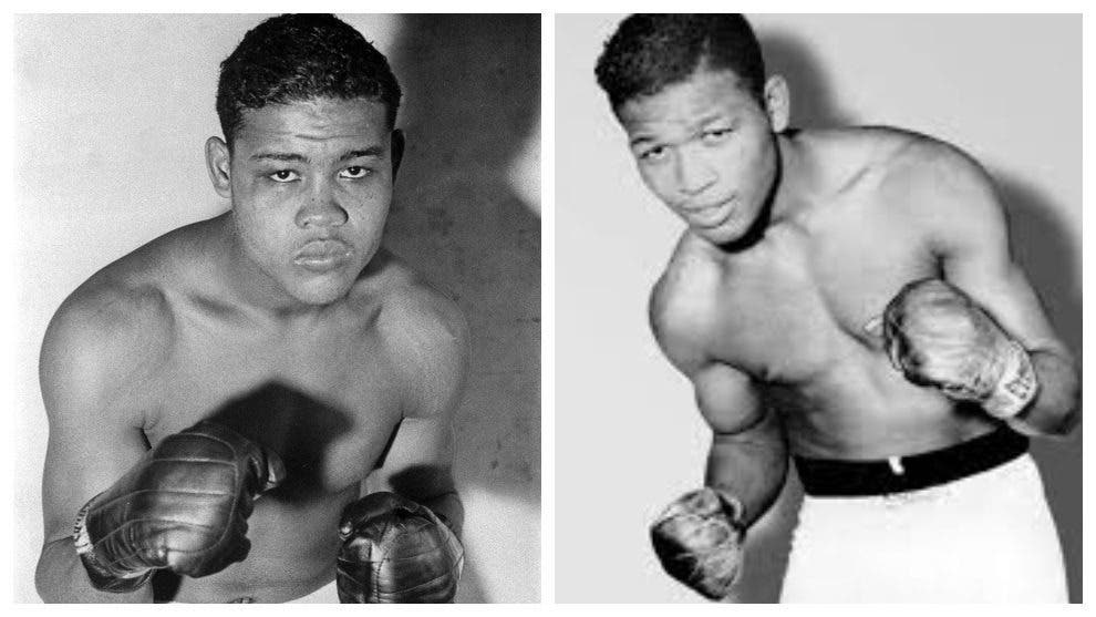 Apr 12 | Icons of Boxing Joe Louis (4-12-81) & Sugar Ray Robinson (4-12 ...