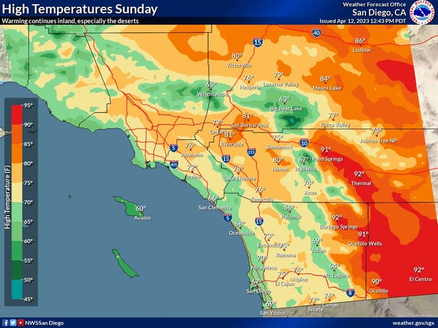 Major Shift In Socal Weather Brings Rain Sharp Drop In Temperatures