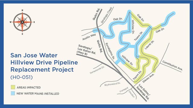 San Jose Water Upgrades Continue Around Monte Serano | Los Gatos, CA Patch