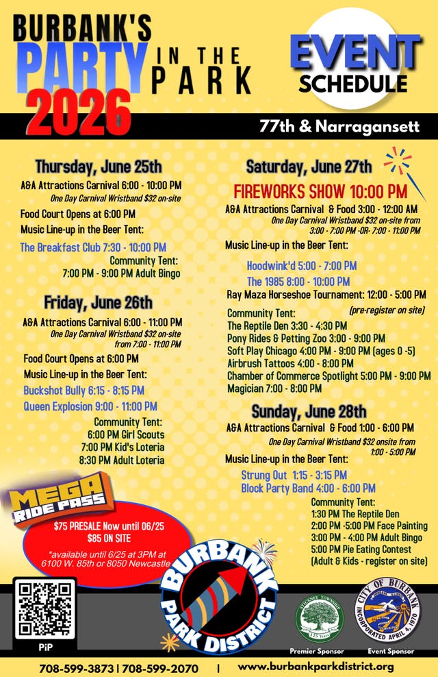 Jun 27 | Burbank's Party in the Park | Oak Lawn, IL Patch