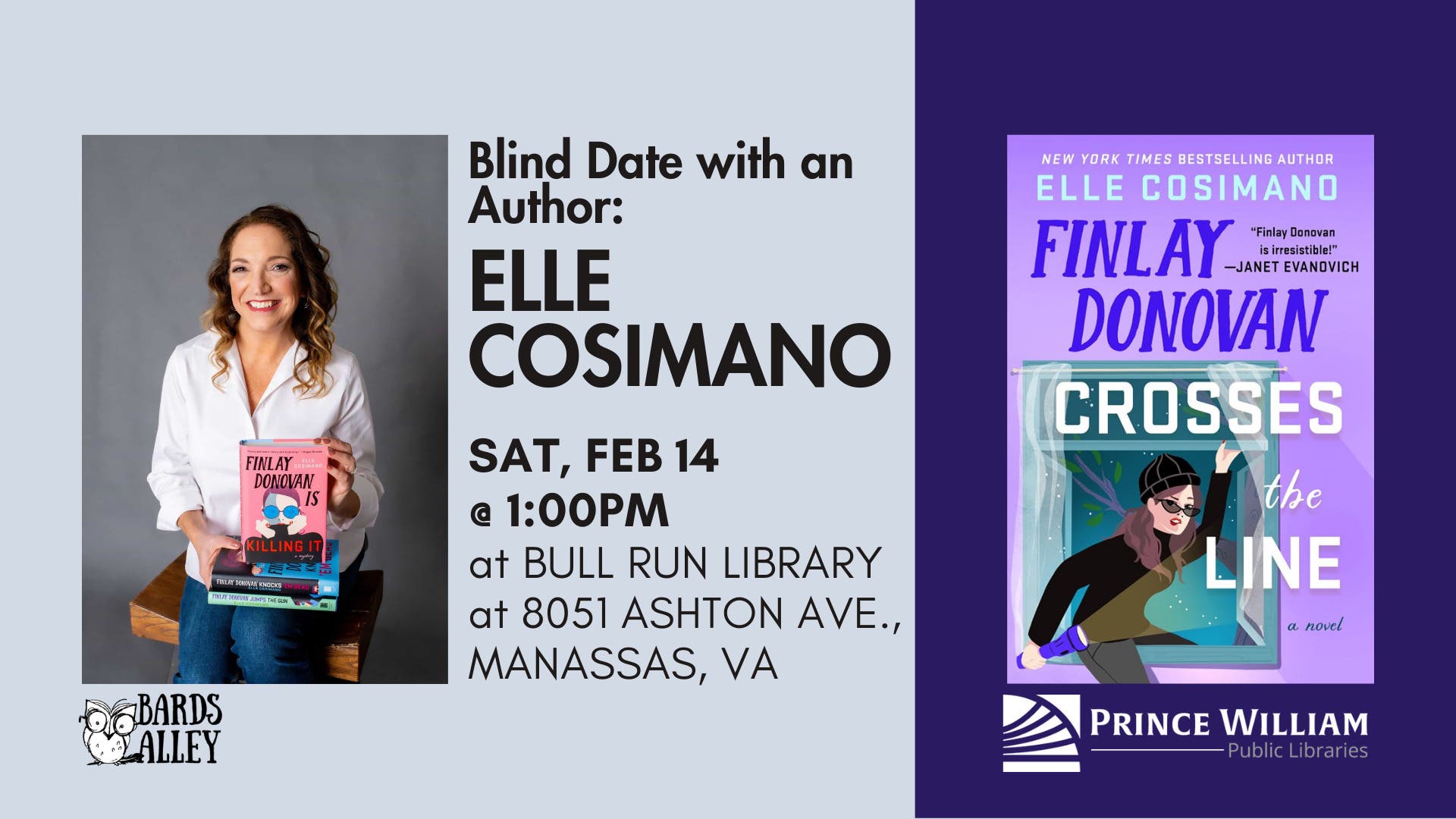 Feb 14 | Elle Cosimano: Blind Date with an Author | Vienna, VA Patch