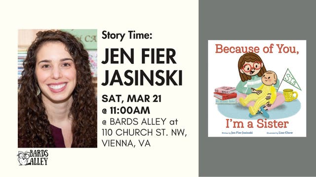 Mar 21 | Story Time with Jen Fier Jasinski | Vienna, VA Patch