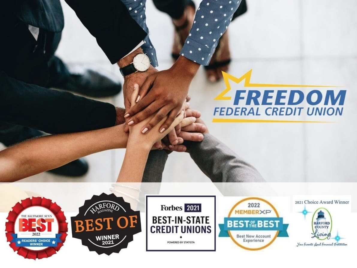 Freedom Federal Credit Union Voted Best of Baltimore | Bel Air, MD Patch