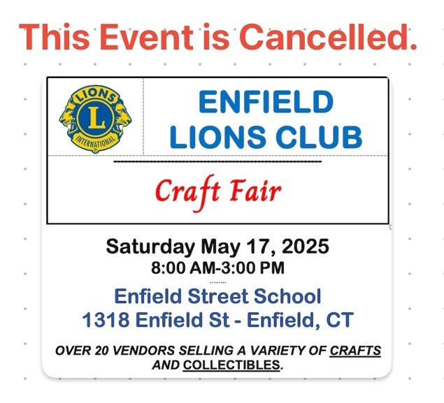 Enfield Craft Fair CANCELLATION - Enfield, CT Patch