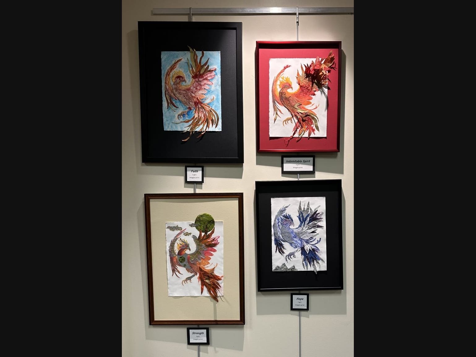 Mixed Media Art by Ben Fernandez on Display at Roseland Library ...
