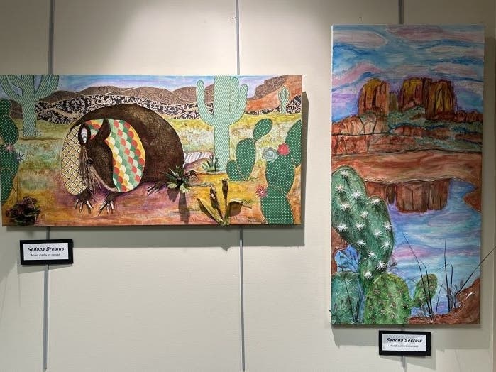 Mixed Media Art by Ben Fernandez on Display at Roseland Library ...