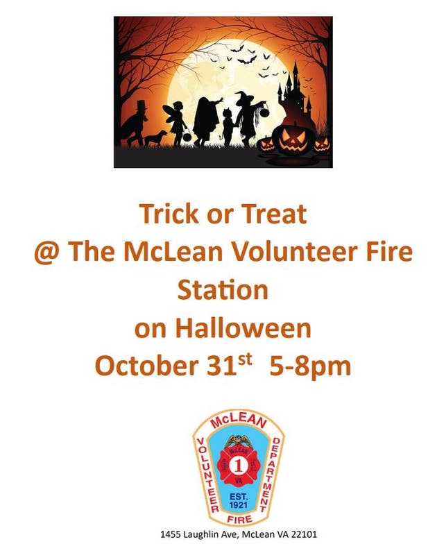 Trick Or Treaters Invited To McLean Volunteer Fire Station | McLean, VA ...