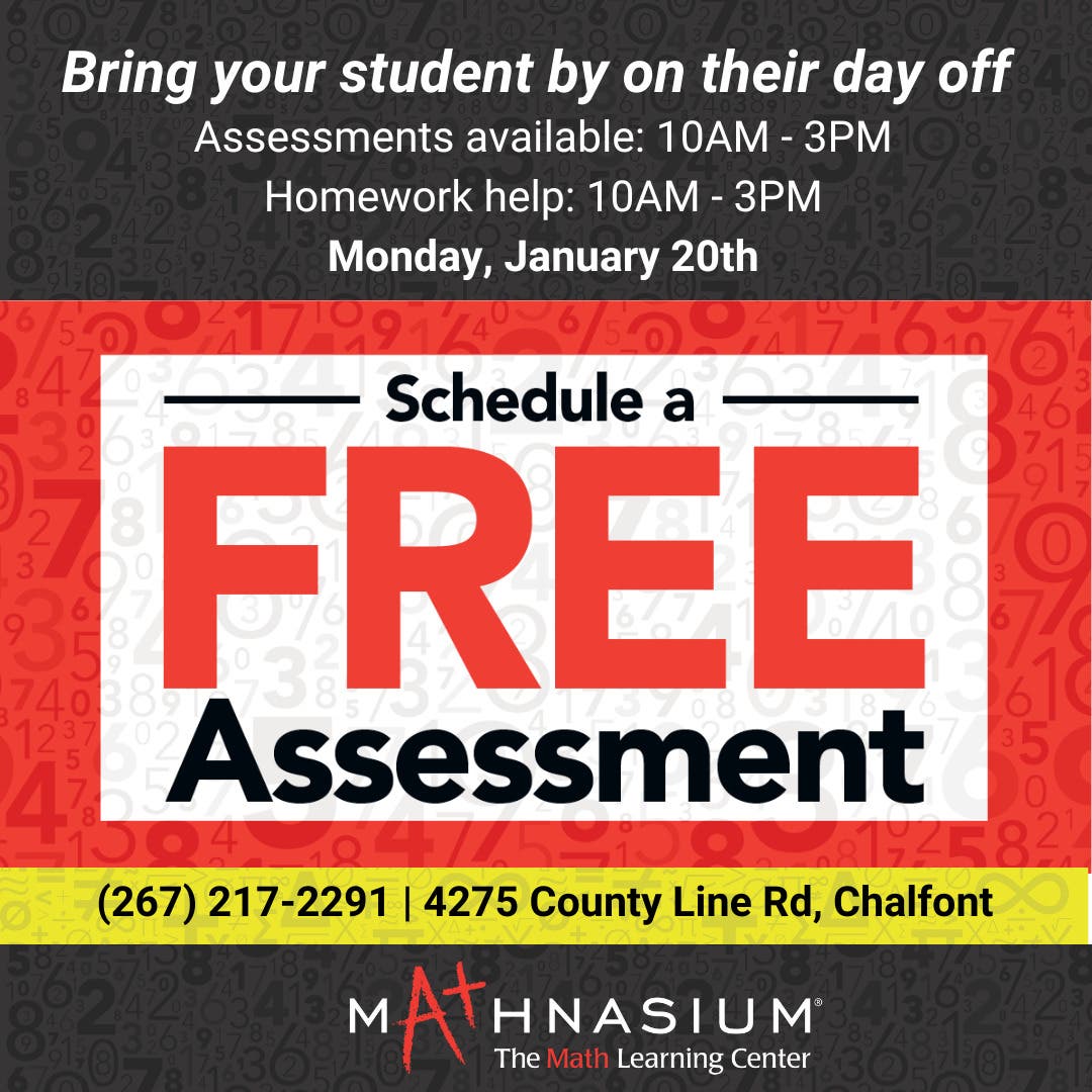 Jan 20 | Free Math Assessments & Homework Help on your day off from ...