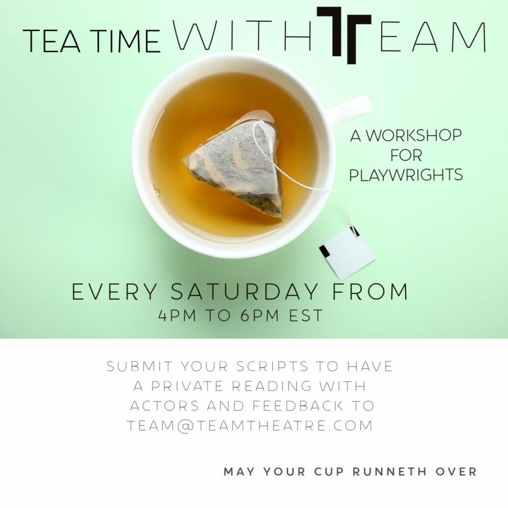 Tea Time with Team: A Free Zoom Workshop for Writers - Queens, NY Patch