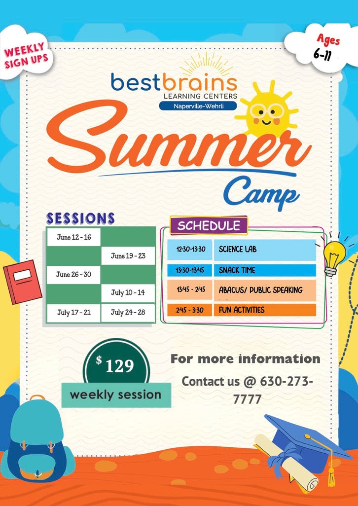 Summer Camp - Best Brains Learning Center, Naperville-Wehrli ...