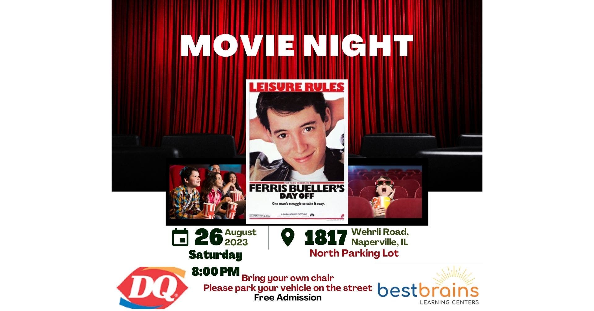 Aug 26 | 🎥 Join Us for a Spectacular Free Movie Night! 🍿 | Naperville ...
