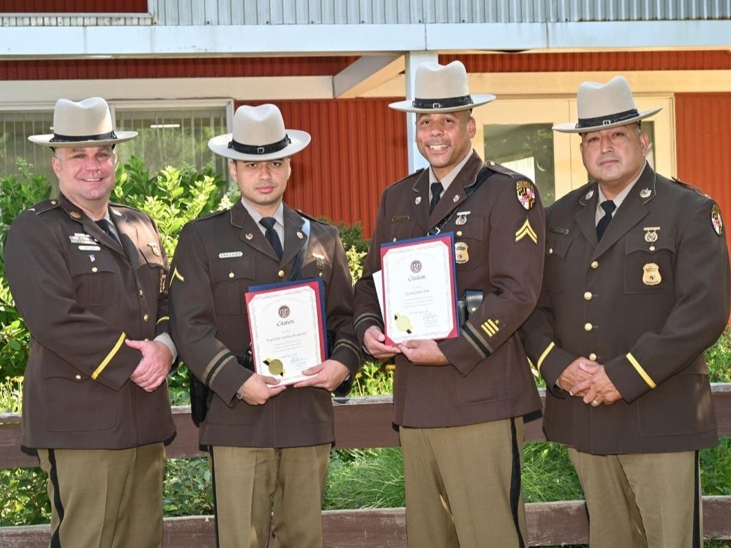 3 MD State Troopers From Rockville Barrack Honored By Chamber ...