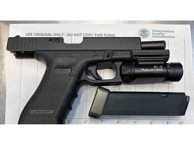 25th Firearm Of 2024 Found At Dulles Airport, Exceeding 2023 Total ...