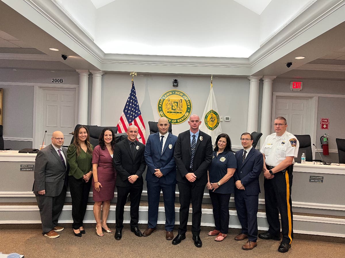 National Guard Member And Army Vet Among New Fair Lawn Police Officers ...