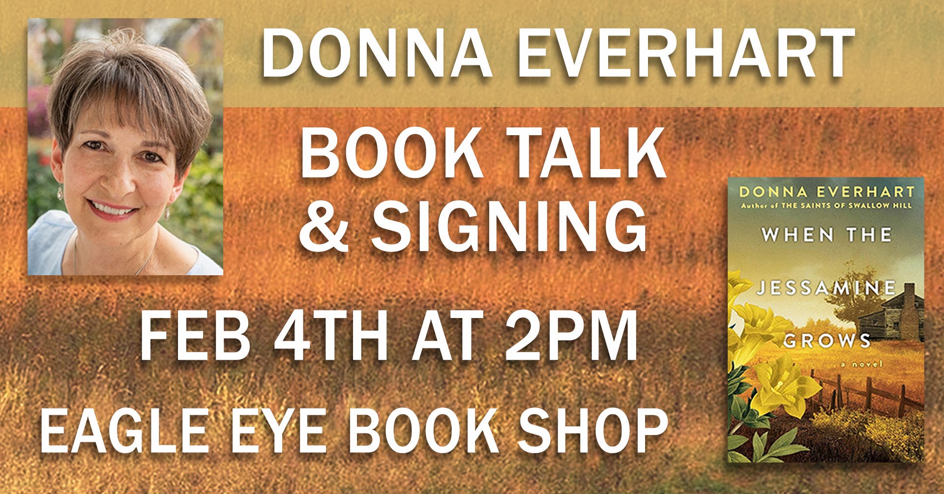 Feb 4 | Donna Everhart: When the Jessamine Grows | Decatur, GA Patch