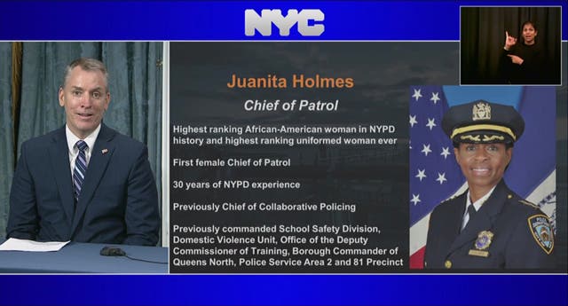 Juanita Holmes Becomes NYPD's First Woman Chief Of Patrol | New York ...