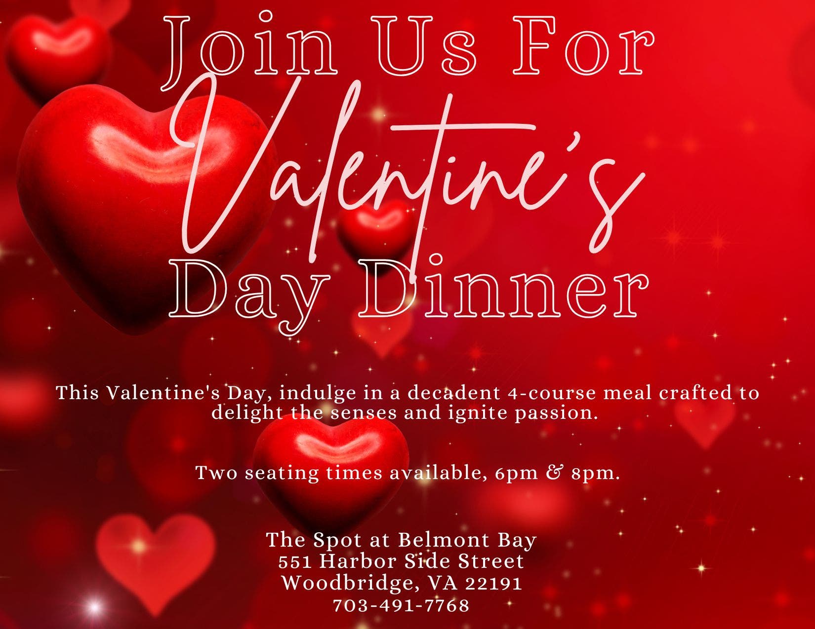 Feb 14 | Celebrate Love with an Unforgettable Valentine's Day Dinner ...