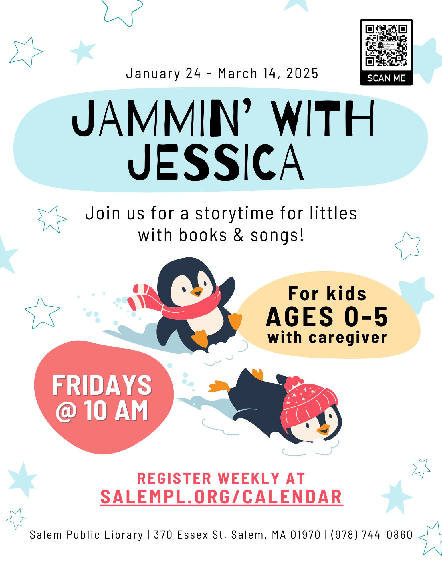Jan 24 | Jammin' with Jessica for ages 0-5 | Salem, MA Patch