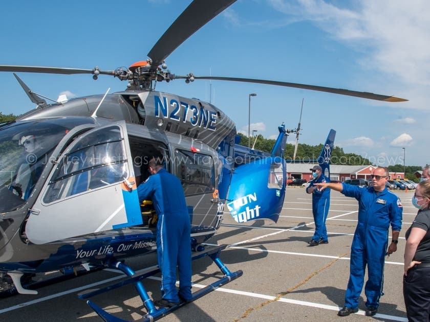 Boston MedFlight Lands At Nashua High South | Nashua, NH Patch
