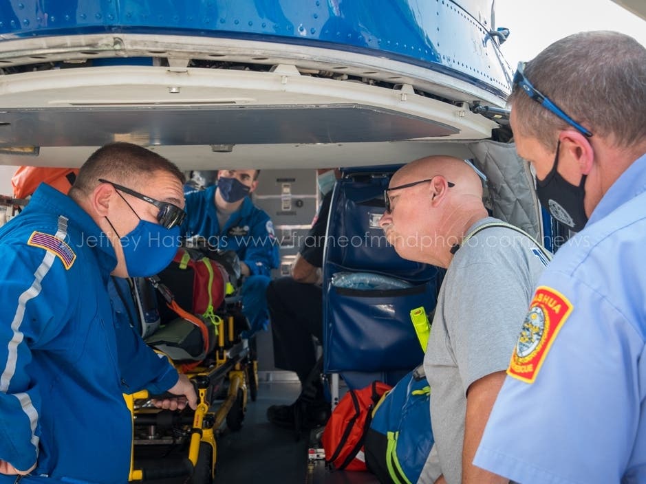 Boston MedFlight Lands At Nashua High South | Nashua, NH Patch