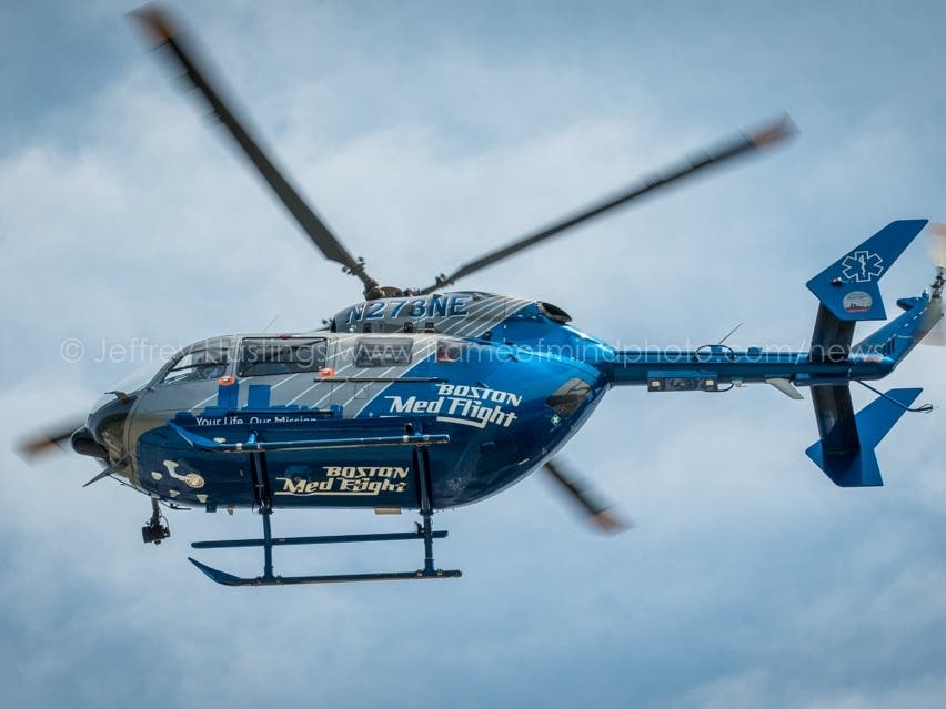 Boston MedFlight Lands At Nashua High South | Nashua, NH Patch