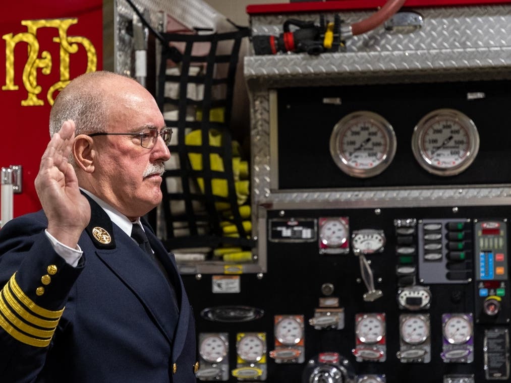 Nashua Swears In New Assistant Fire Chief, William Atkinson | Nashua ...