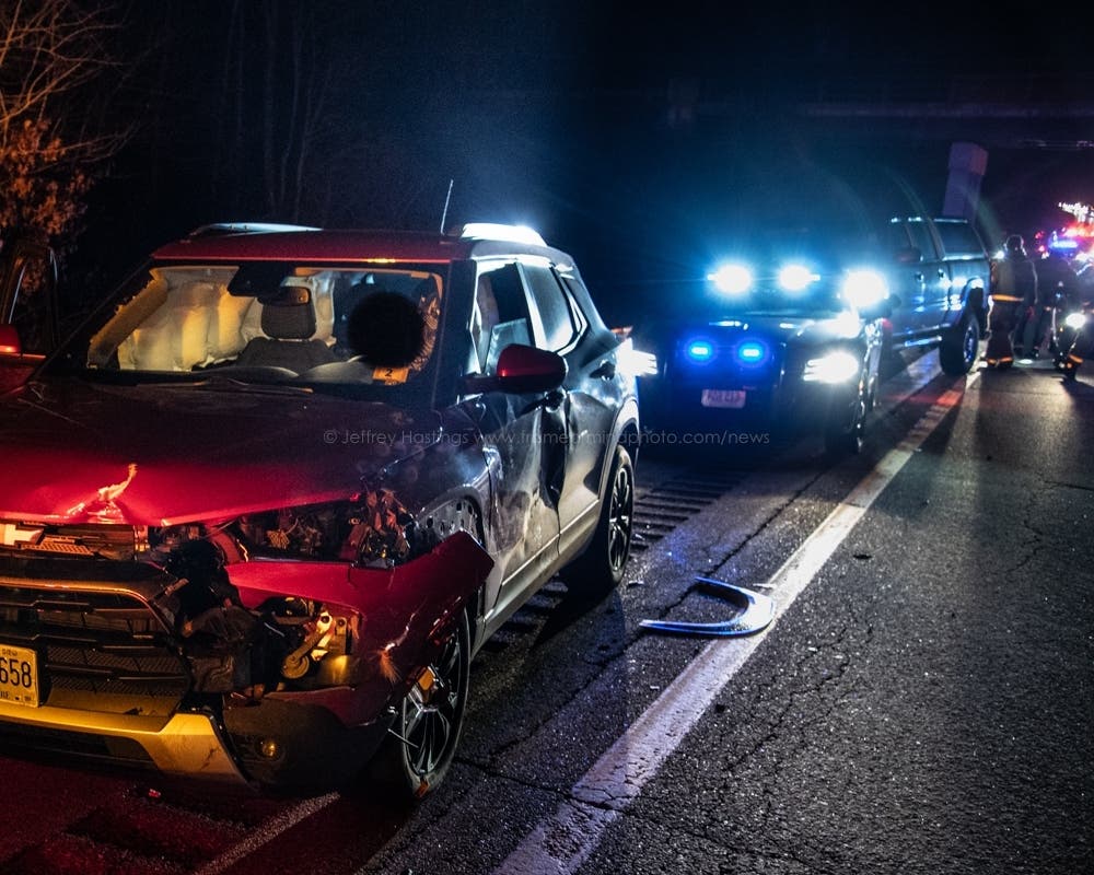 NH State Police Cruiser With Trooper, K-9 Struck On Everett Turnpike ...