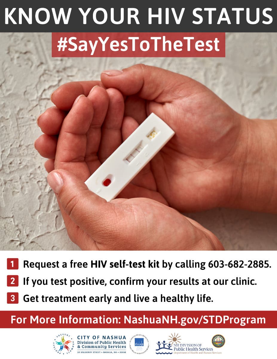 Nashua Public Health Offering In Home HIV Testing Kits Nashua NH Patch Nashua Public Health Offering In Home HIV Testing Kits Nashua NH Patch