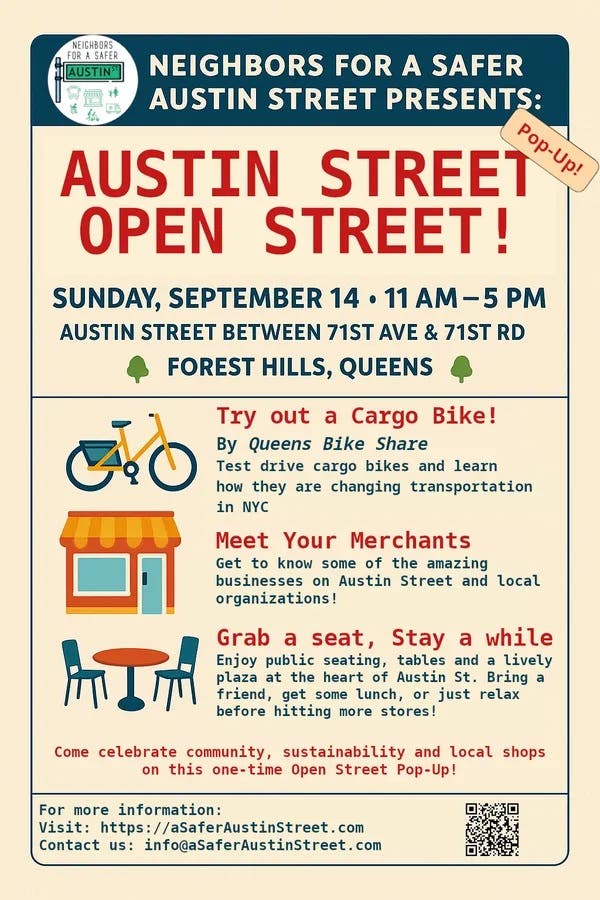 Sep 14 | Austin Street Open Street | Forest Hills, NY Patch