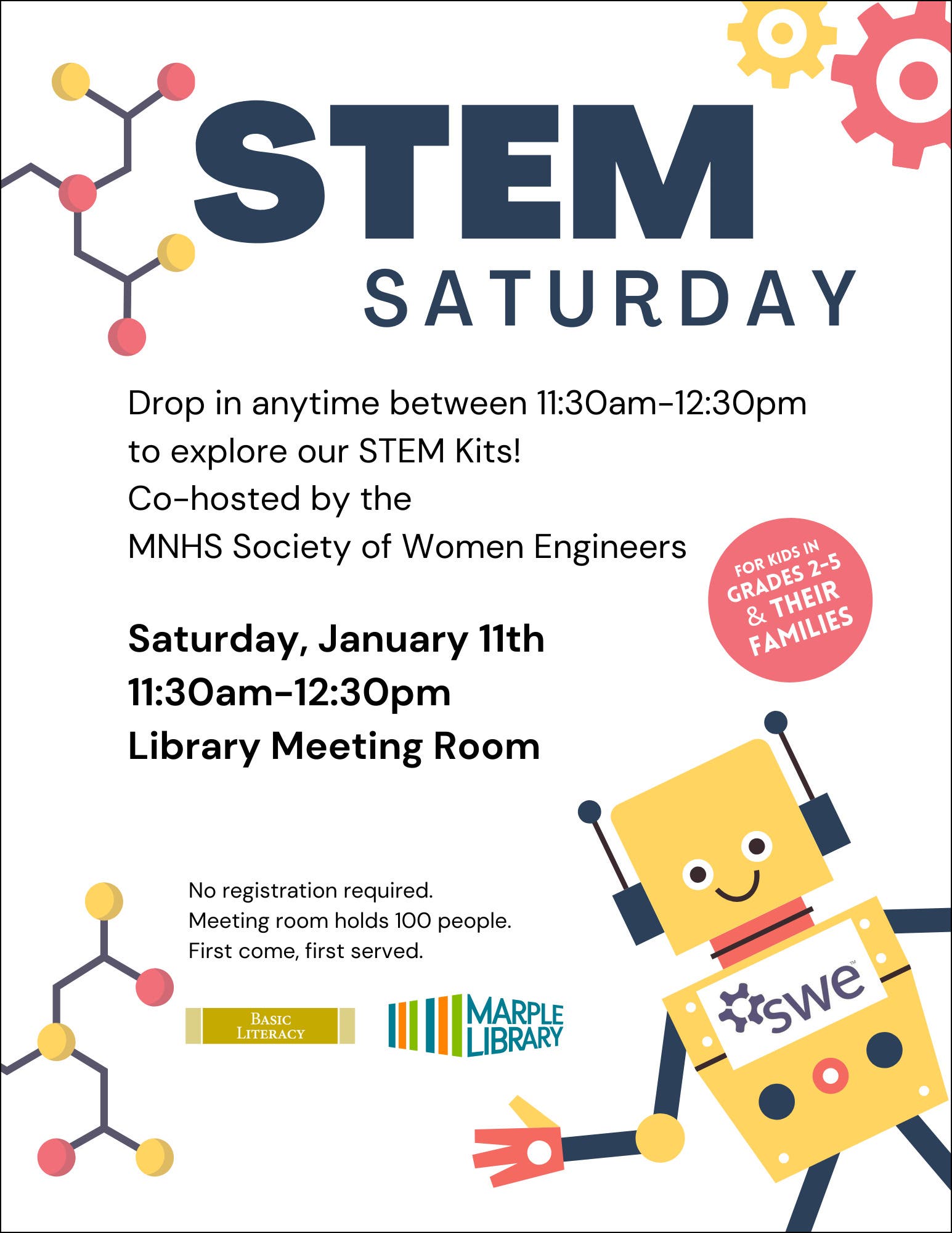 Jan 11 | Marple Library's STEM Saturday | Marple Newtown, PA Patch