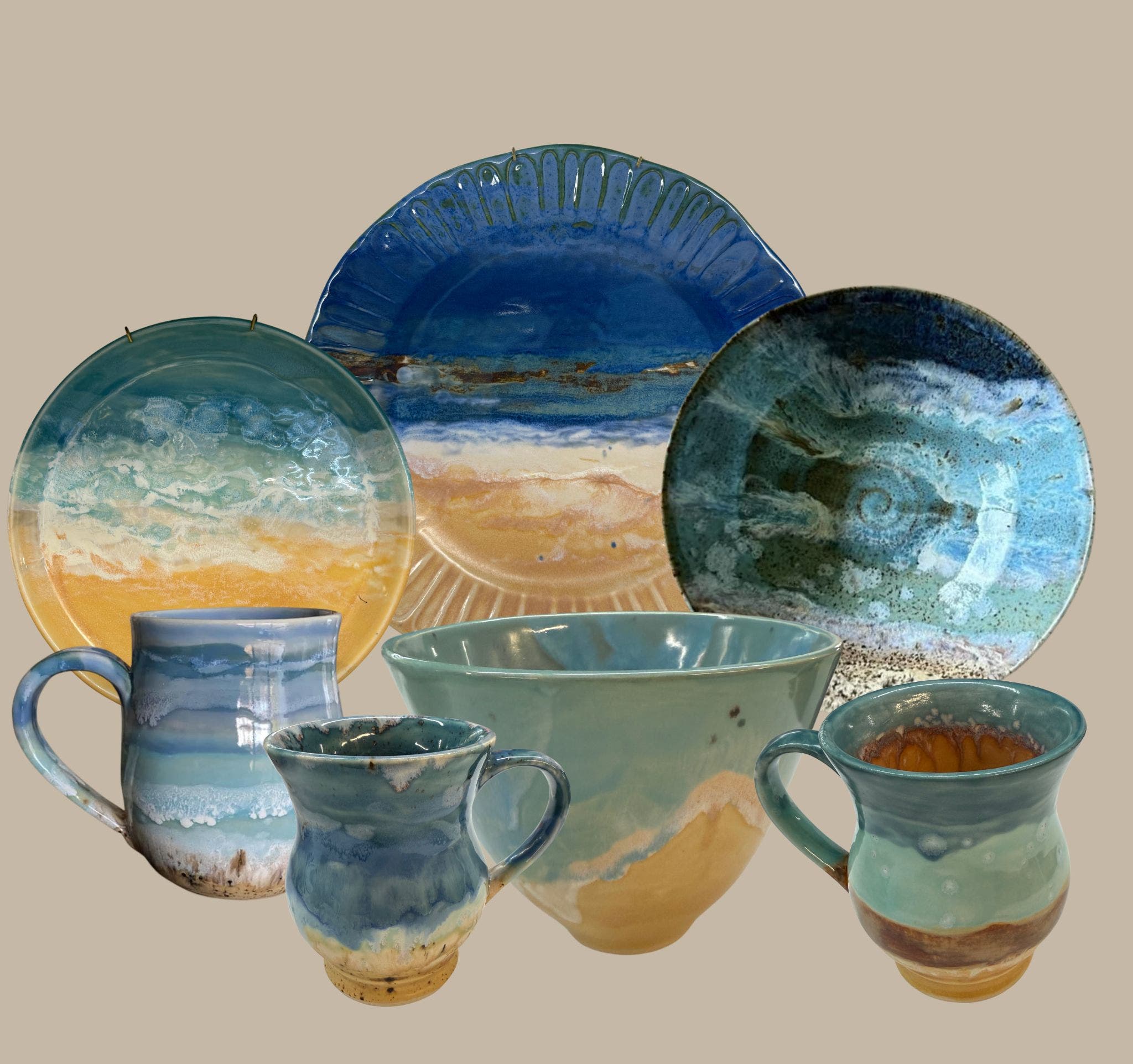 Jul 25 | Sand & Surf Stoneware Pottery Painting | North Stonington, CT ...