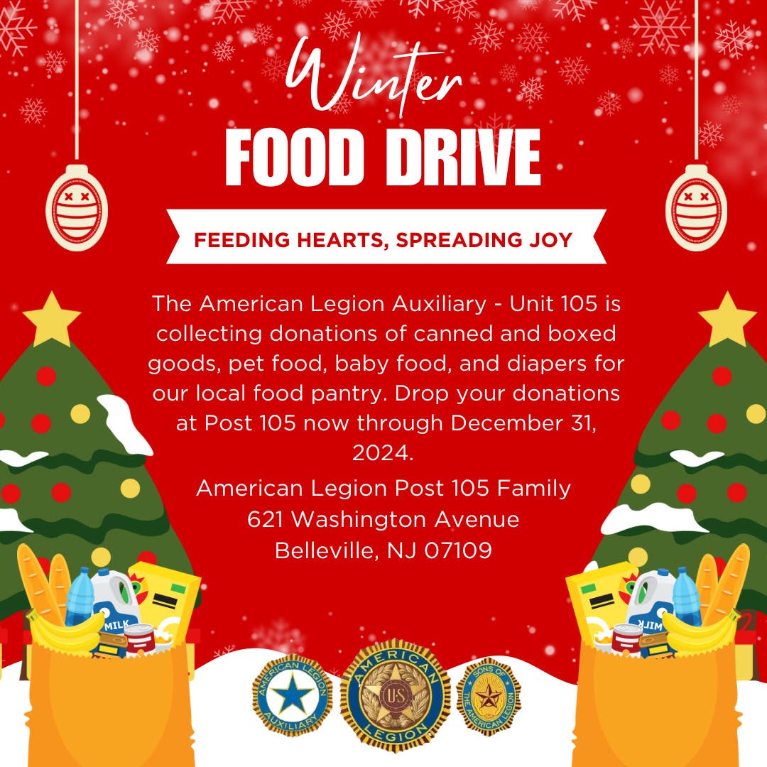 Nov 10 | Annual Food Drive - Now through December 31, 2024 | Belleville ...