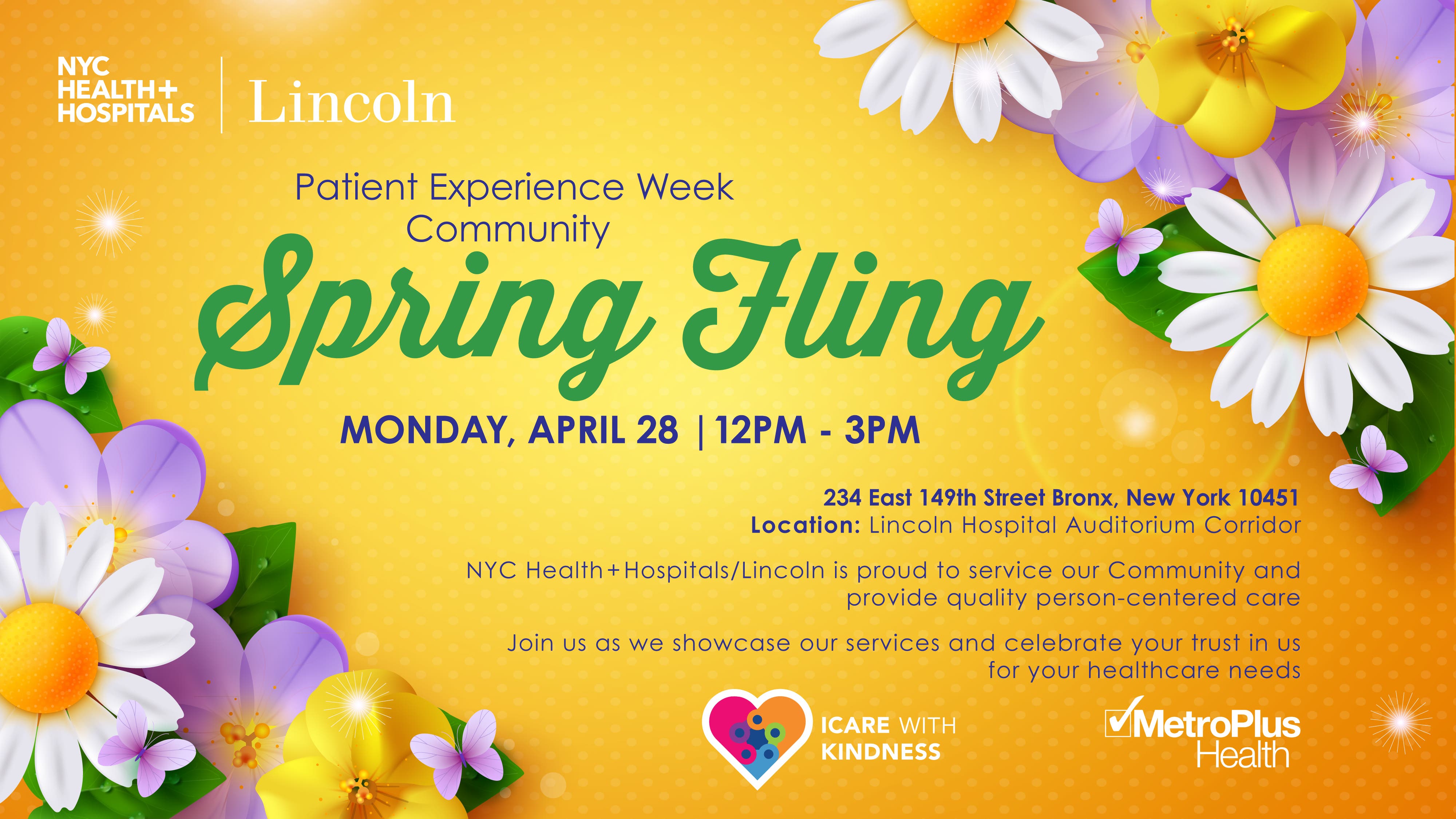 Apr 28 | Spring Fling Community Event at Lincoln Hospital | Bronx, NY Patch