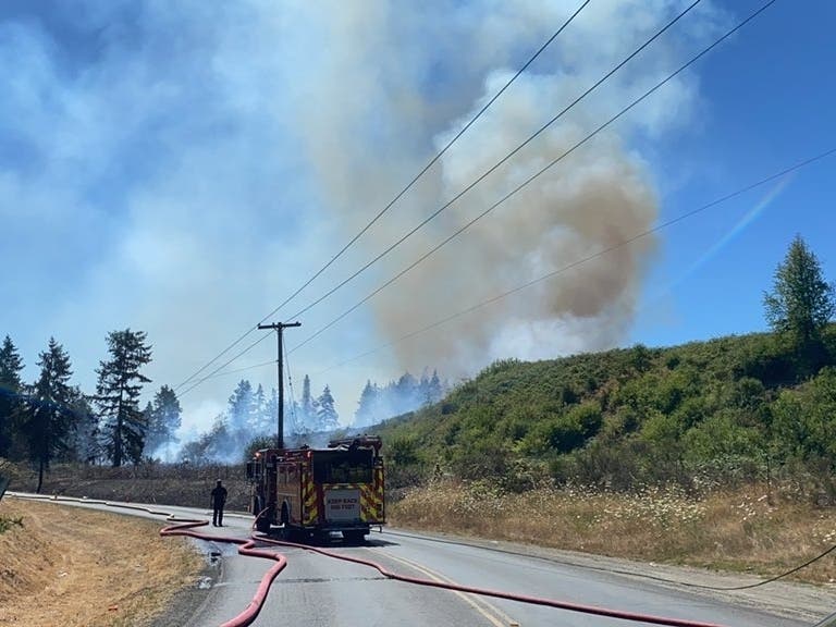 South Hill Brush Fire: Evacuation Lifted, Roads Reopened | Puyallup, WA ...